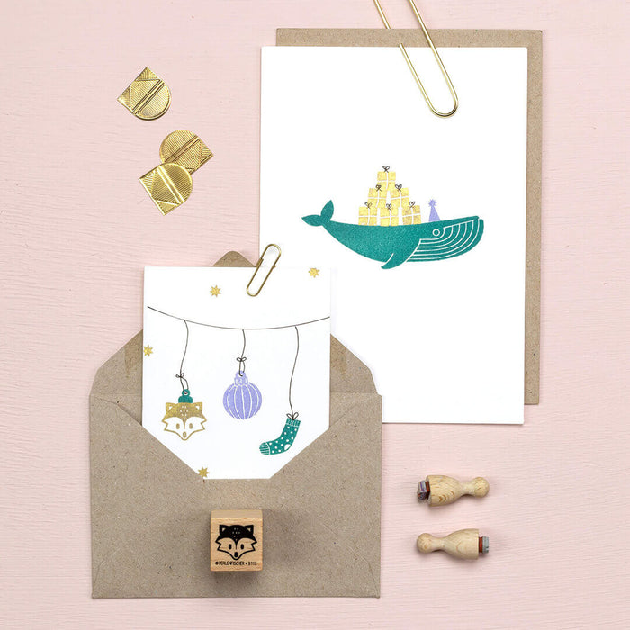 Stamp | Sock with dots